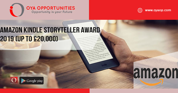 Amazon Kindle Storyteller Award 2019 (up to £20,000) - OYA ...