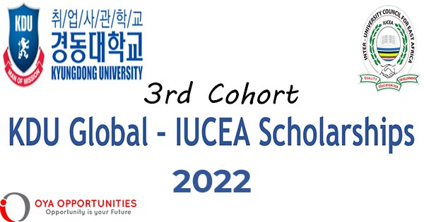 KDU Global – IUCEA Scholarships 2022 (3rd Cohort) - OYA Opportunities ...